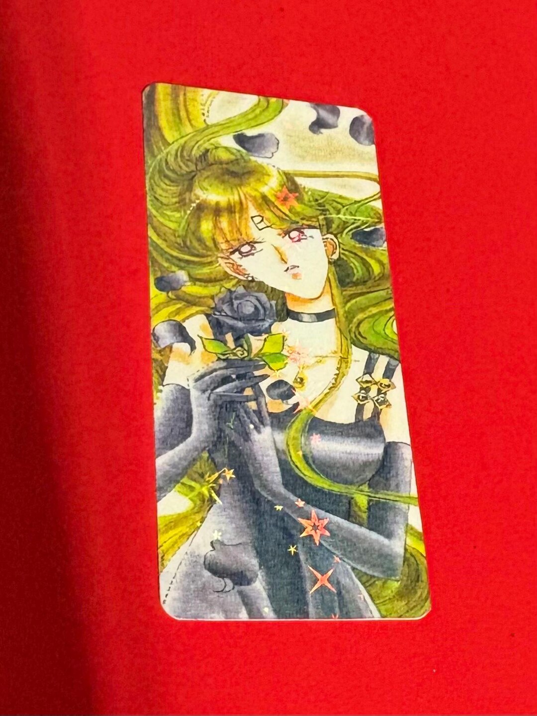 Sailor Moon Small Bookmark Prism PVC Card Princess Pluto Setsuna - Etsy