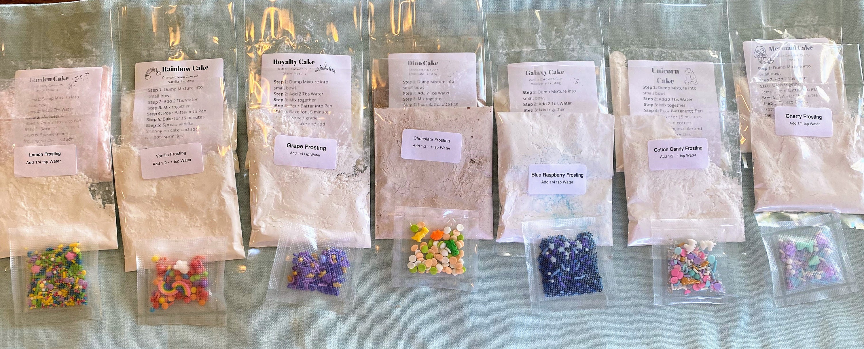 Fun Themed Easy Bake Oven Mixes. - Etsy