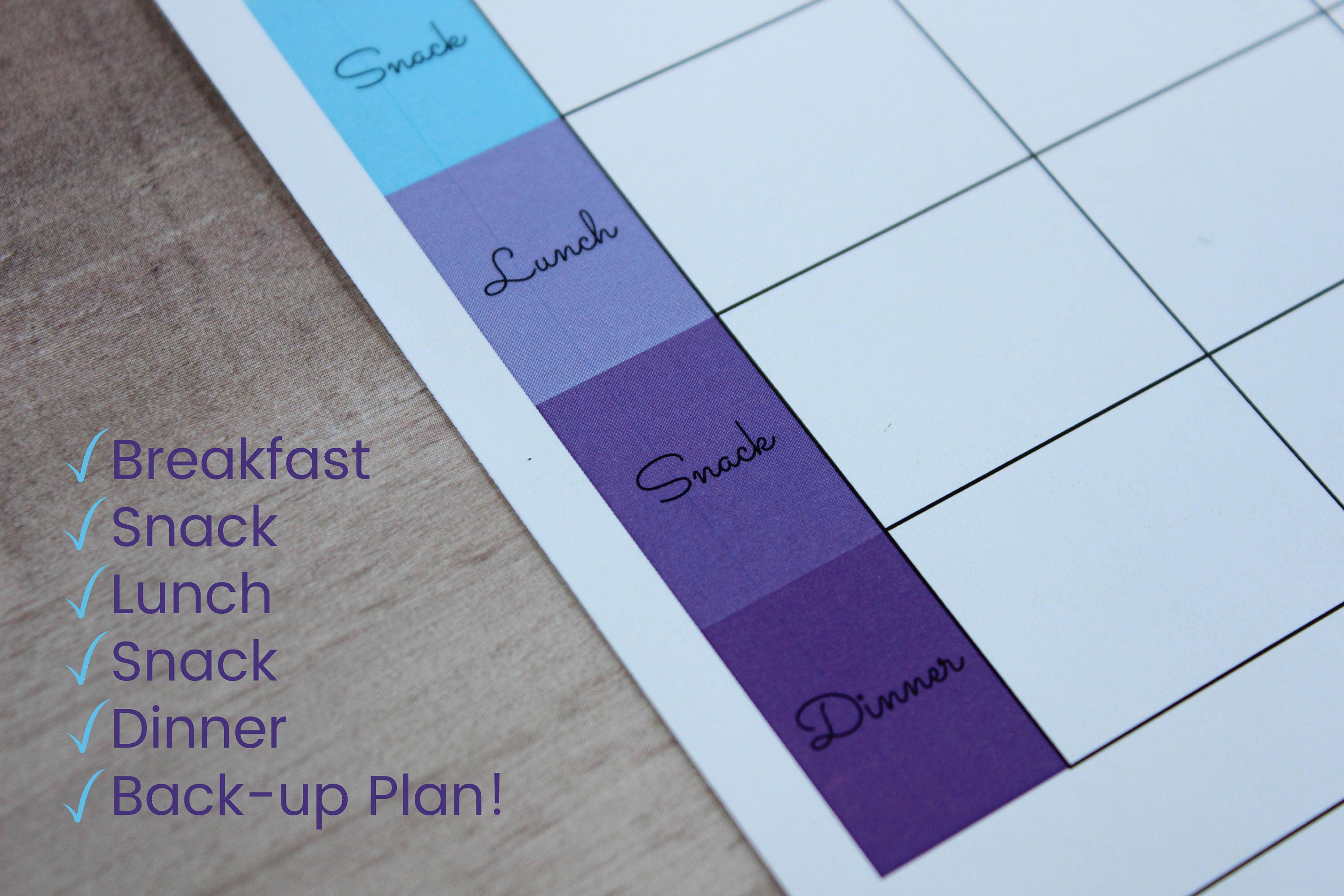 Weekly Meal Planner, Weekly Meal Plan Printable, Weekly Meal Plan, Meal ...