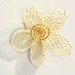 Home Decor. Wall Decor. Hanging. Gold Mesh Flower Art. - Etsy