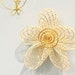 Home Decor. Wall Decor. Hanging. Gold Mesh Flower Art. - Etsy