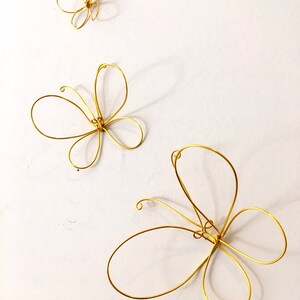 Home Decor. Wall Decor. Wire Art. 2 Small Butterflies (2"&3") Unique ...