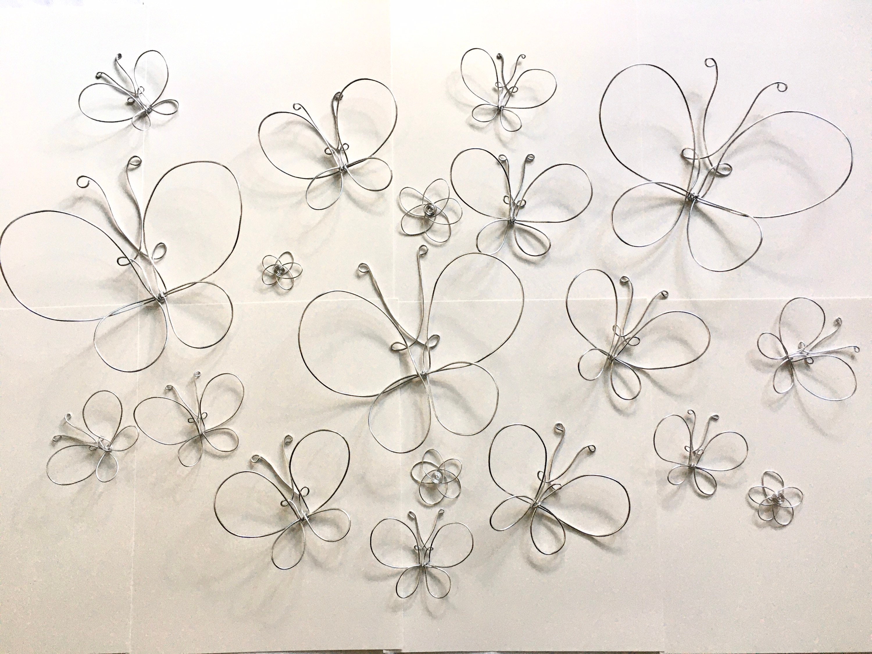 Home Decor. Wall Decor. Wire Art. 2 Butterflies - Etsy