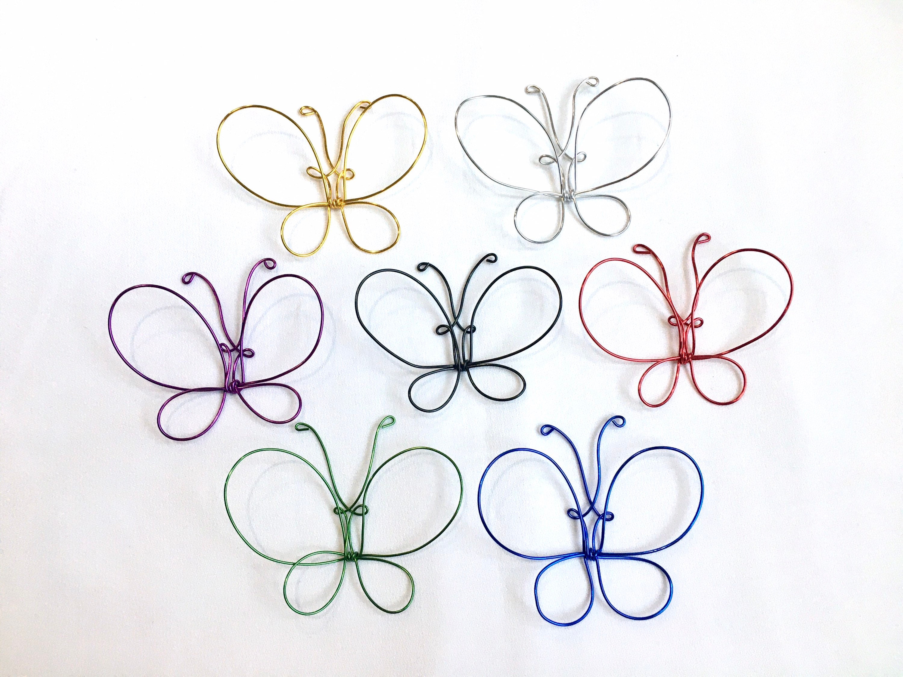 Home Decor. Wall Decor. Wire Art. 2 Small Butterflies - Etsy