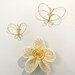 Home Decor. Wall Decor. Hanging. Gold Mesh Flower Art. - Etsy