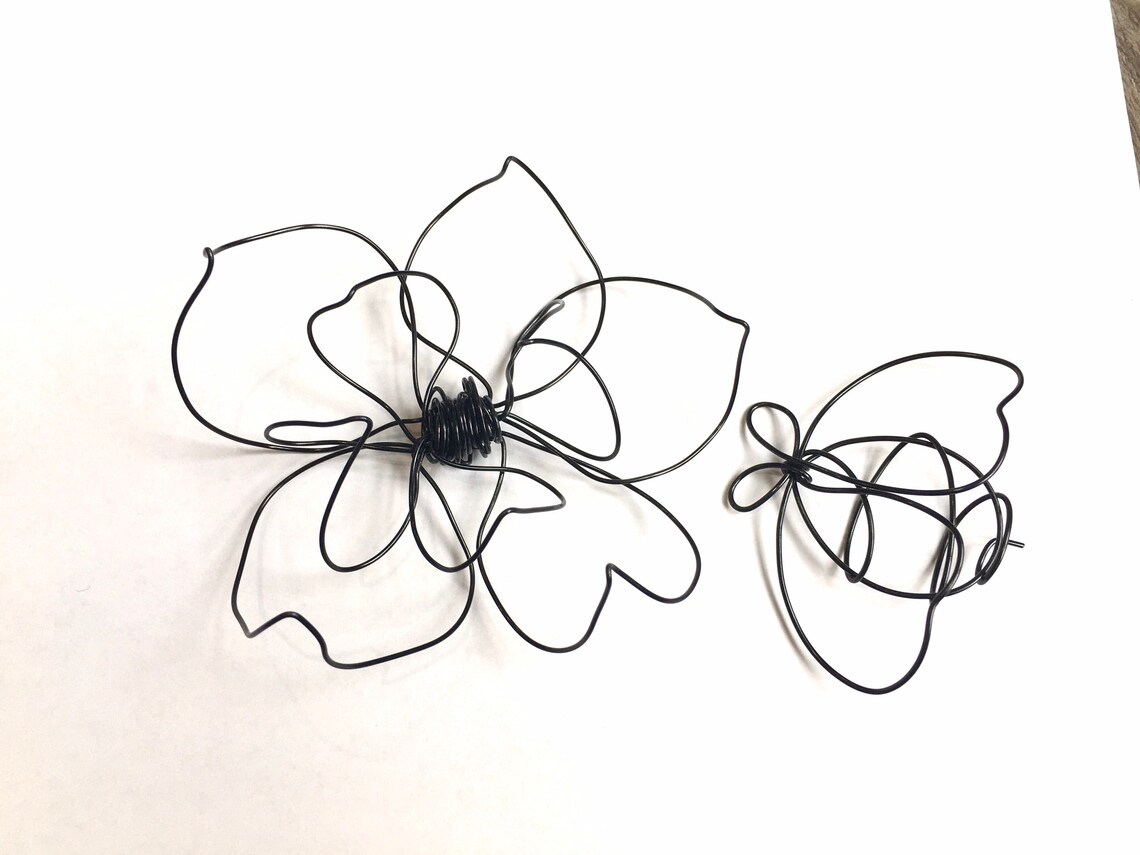 Home Decor Wall Decor Wire Art. Bee. Bedroom. Dorm Room. - Etsy
