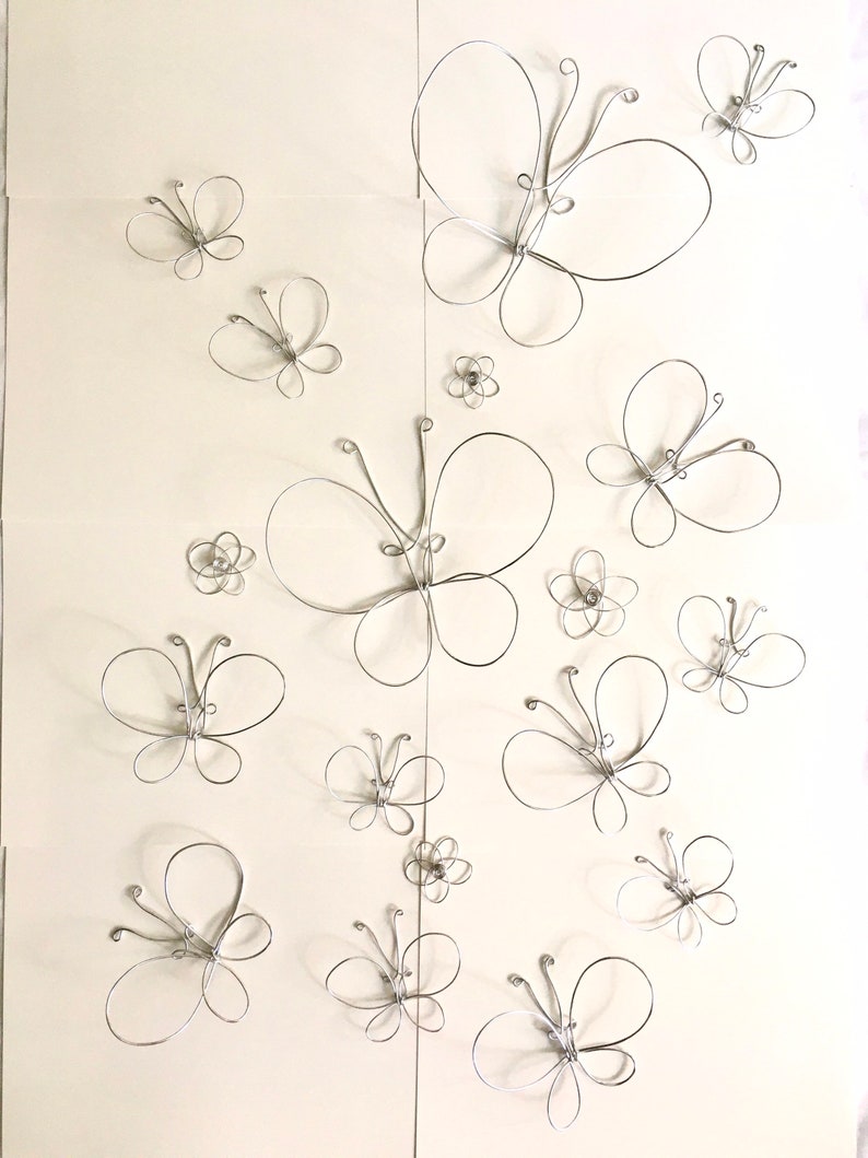 Home Decor. Wall Decor. Wire Art. 2 Butterflies - Etsy