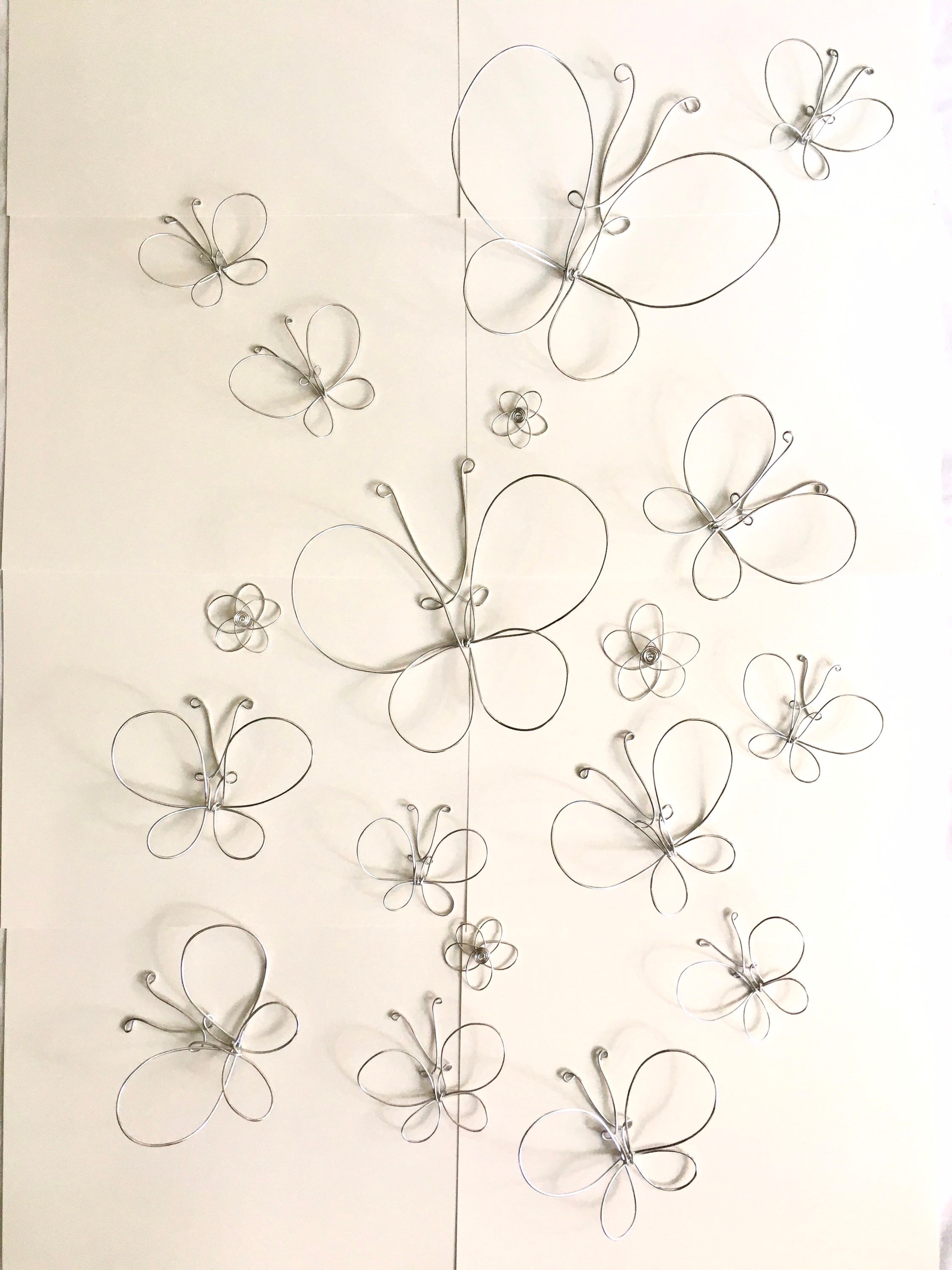 Home Decor. Wall Decor. Wire Art. 2 Small Butterflies - Etsy