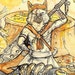 Monster Hunter Poster Meowscular Chef MH World Watercolor - Etsy