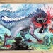 Odogaron Print, Monster Hunter World Art, Watercolor Art, Mhw Iceborne ...