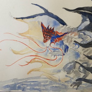 Monster Hunter Poster / Namielle Print, Mhworld Iceborne, Videogame ...