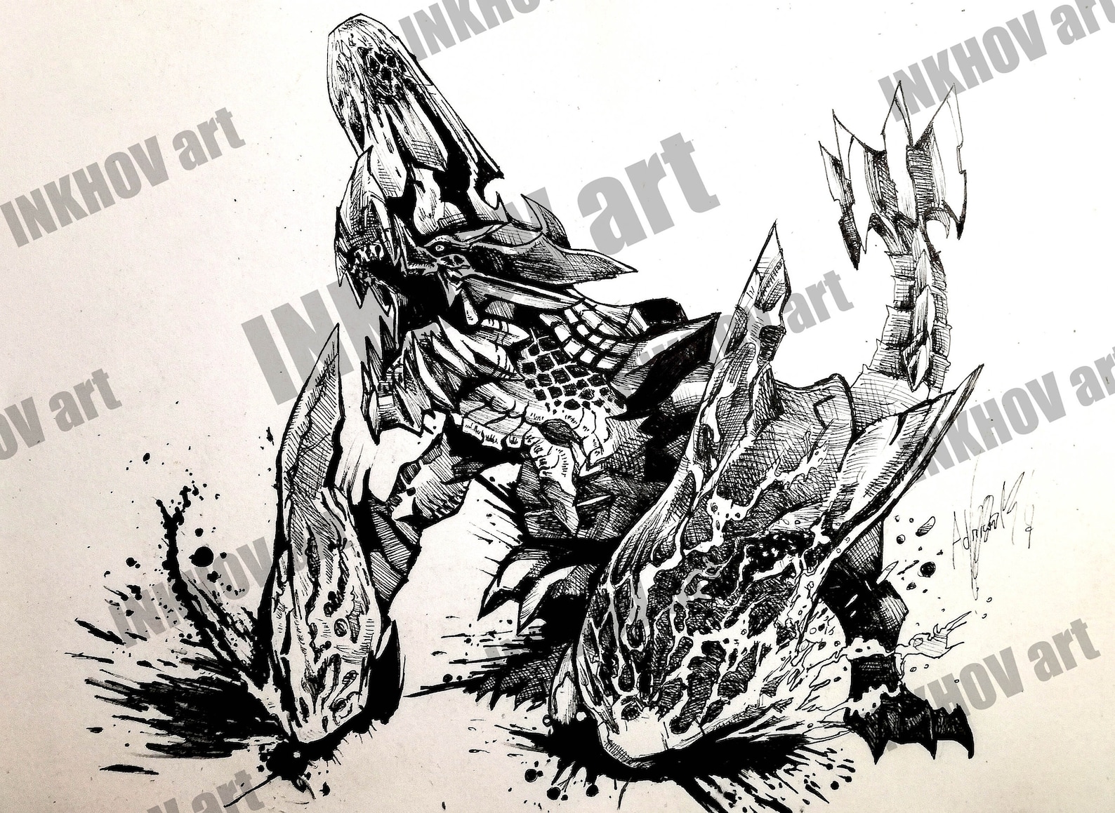 Monster Hunter World Poster, Brachydios Choleric Art, Brachydios Mhw ...