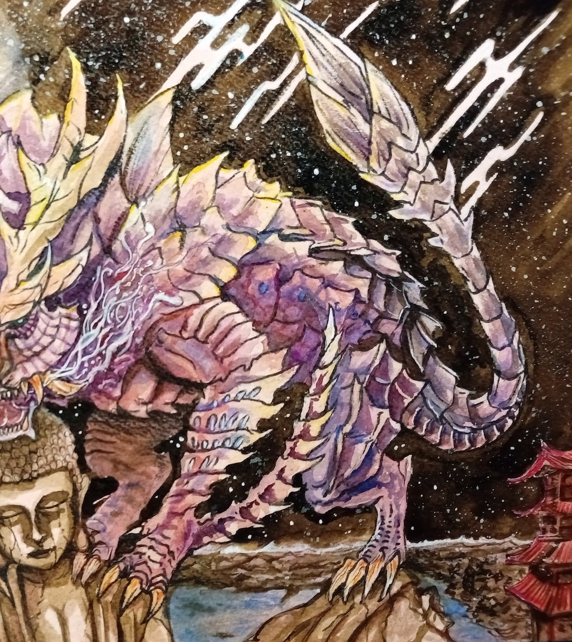 Monster Hunter Rise Print Magnamalo Art Print Game Art - Etsy