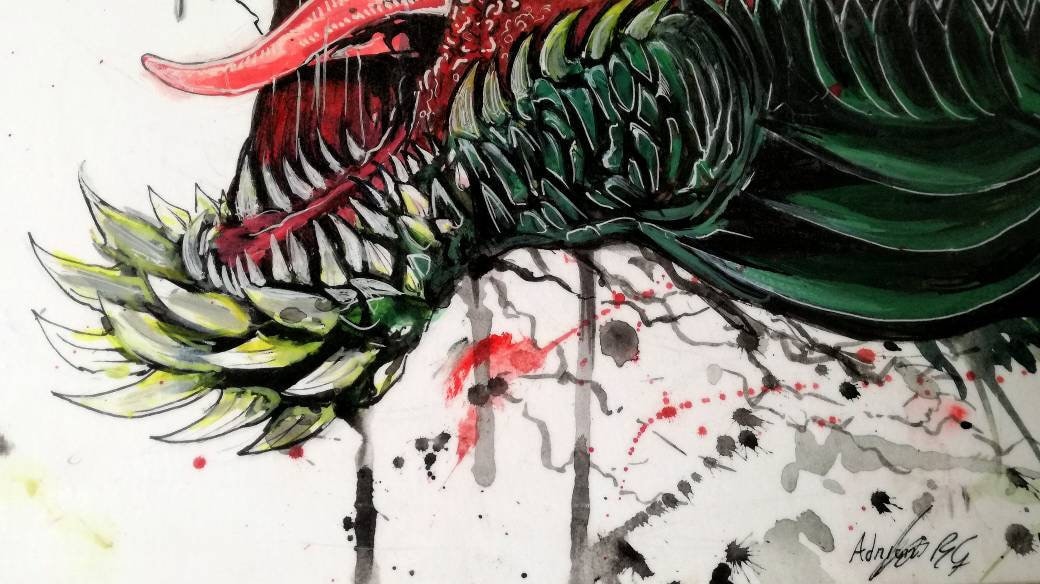 Deviljho Painting, Monster Hunter World Illustration, Angry Pickle ...
