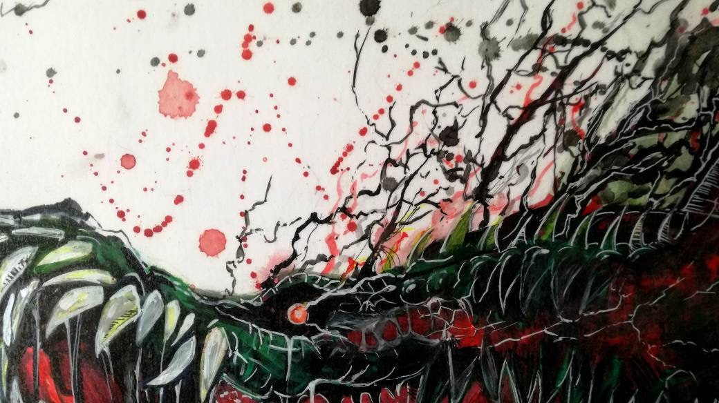 Deviljho Painting, Monster Hunter World Illustration, Angry Pickle ...