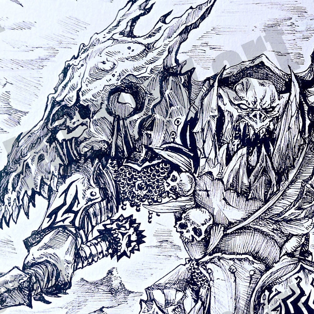 Dwarf Warhammer Drawing