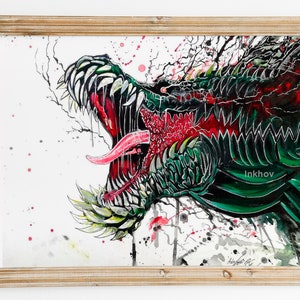 Deviljho Painting, Monster Hunter World Illustration, Angry Pickle ...