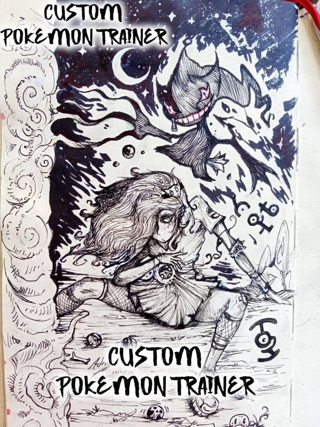 Tim Burton Drawings Pokemon