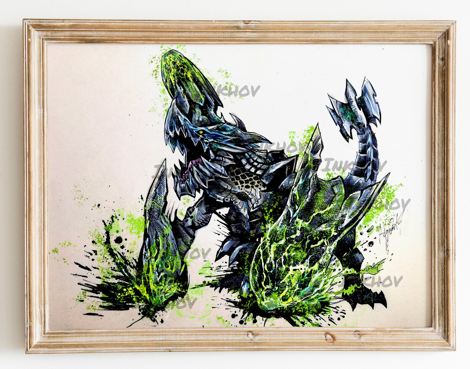 Monster Hunter World Poster, Brachydios Choleric Art, Brachydios Mhw ...