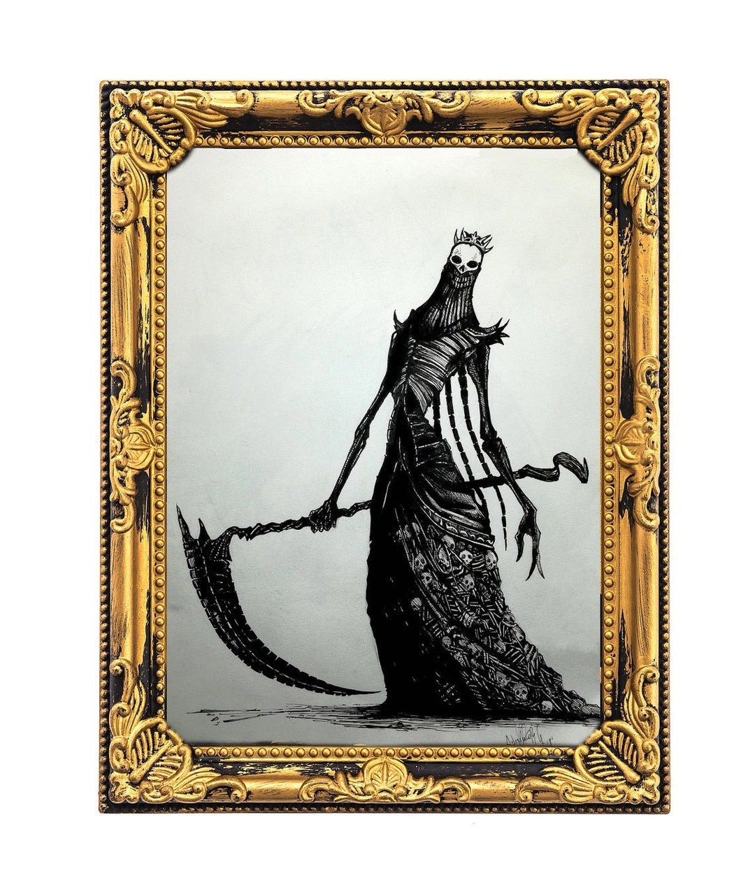 Dark Souls Print, Nashandra Illustration, Video Game Drawing Gift ...