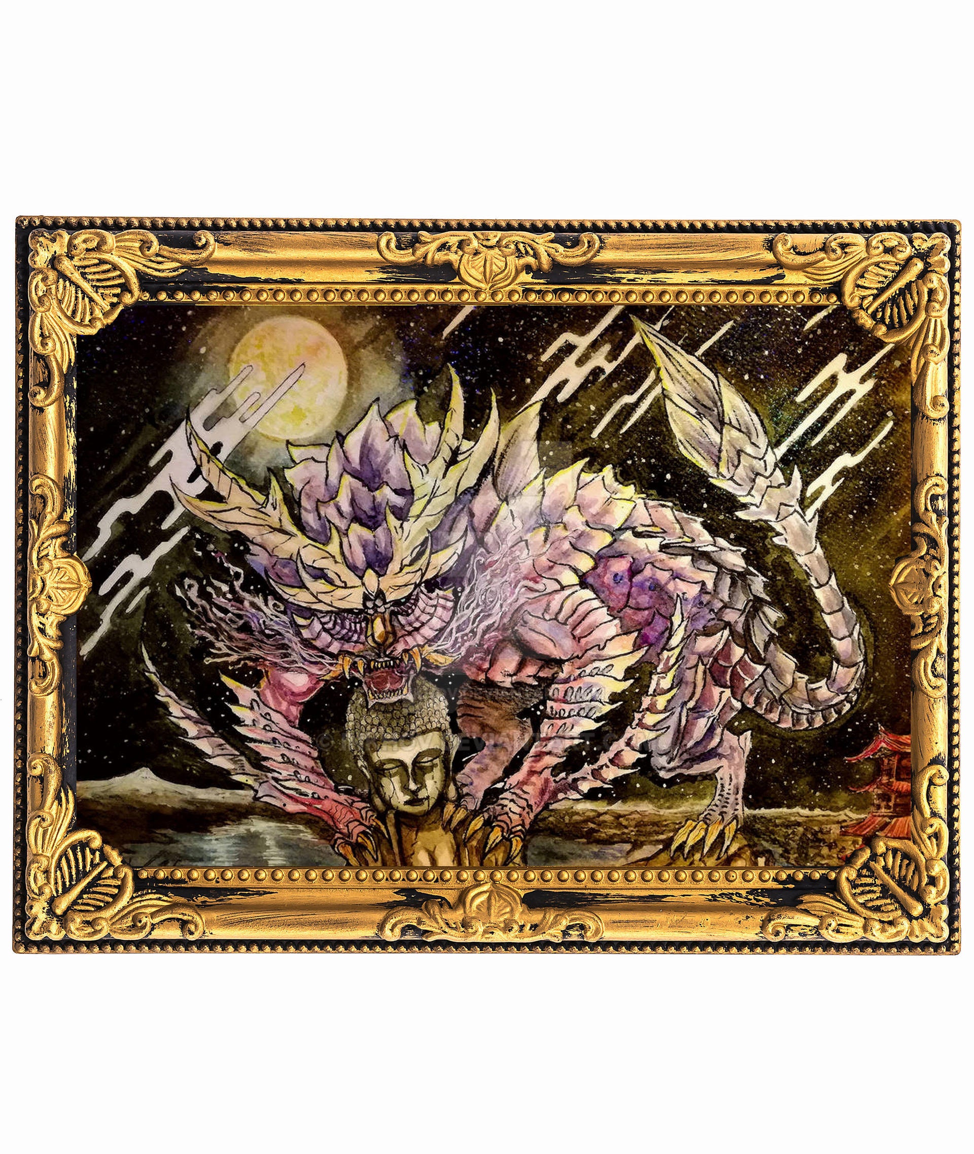 Monster Hunter Rise Print Magnamalo, Art Print, Game Art Poster ...
