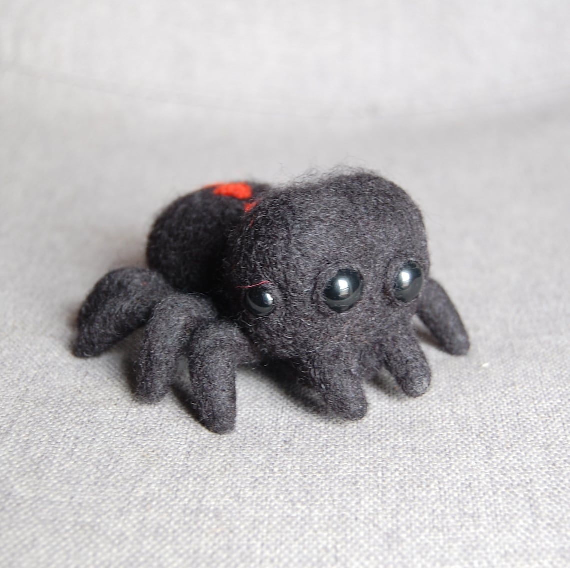 Felted Spider Wool Felt Arachnid Spider Toy Needle Felt Animal - Etsy