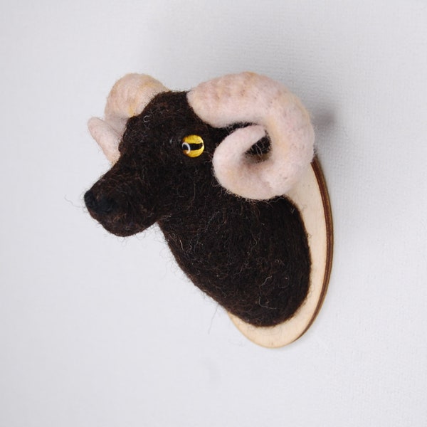 Faux Ram Head - Etsy
