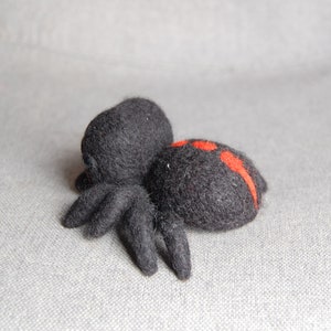 Felted Spider Wool Felt Arachnid Spider Toy Needle Felt Animal - Etsy