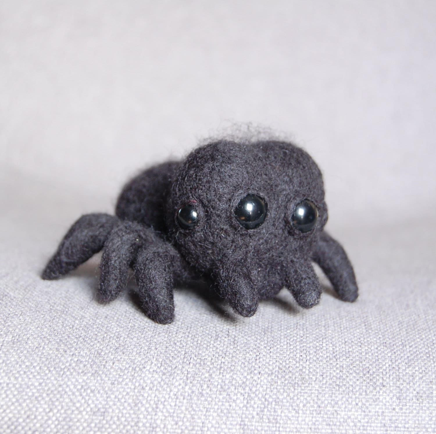 Felted Spider Wool Felt Arachnid Spider Toy Needle Felt Animal - Etsy