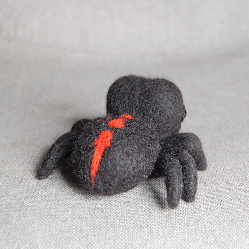 Felted Spider Wool Felt Arachnid Spider Toy Needle Felt Animal - Etsy