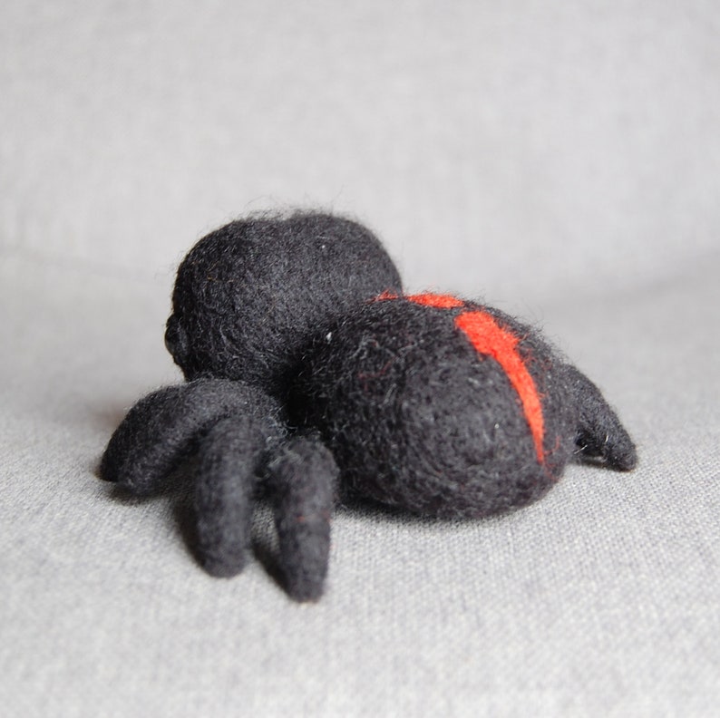 Felted Spider Wool Felt Arachnid Spider Toy Needle Felt Animal - Etsy