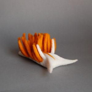 Sea Slug Hermissenda Crassicornis Nudibranch Wool Needle Felted Toys ...