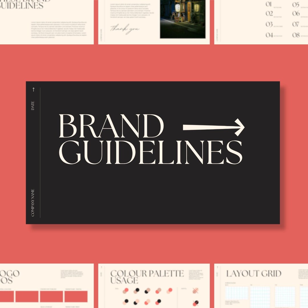 Fashion Brand Guidelines Template | Canva Editable (33 Pages) - Etsy UK
