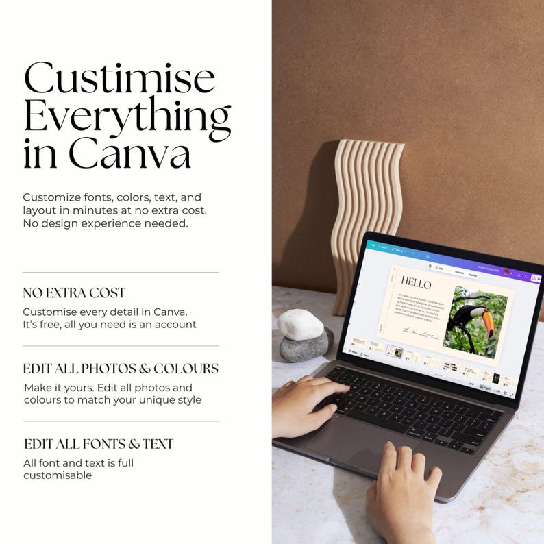 Editable Fashion Tech Pack Template | Canva Apparel Design (digital ...