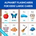 Printable Alphabet Small and Large Flash Cards for Toddlers ...