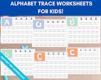 Printable Alphabet Flash Cards for Toddlers - Kindergarten - Preschool ...