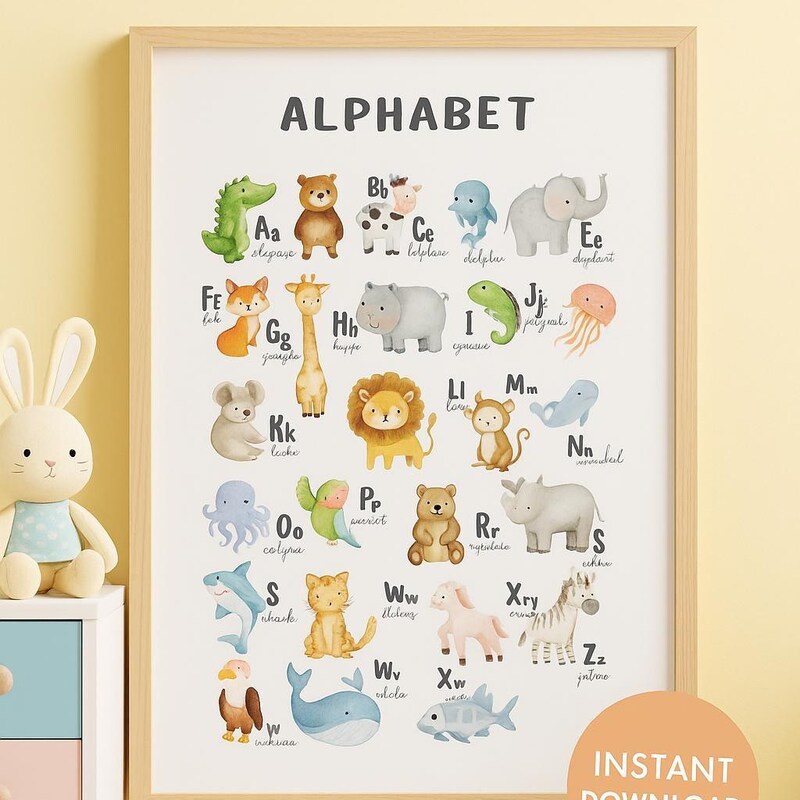 Abc Poster - Etsy
