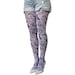 Blue Footless Tights "chicago" for Women | Ankle Length Black Pantyhose ...