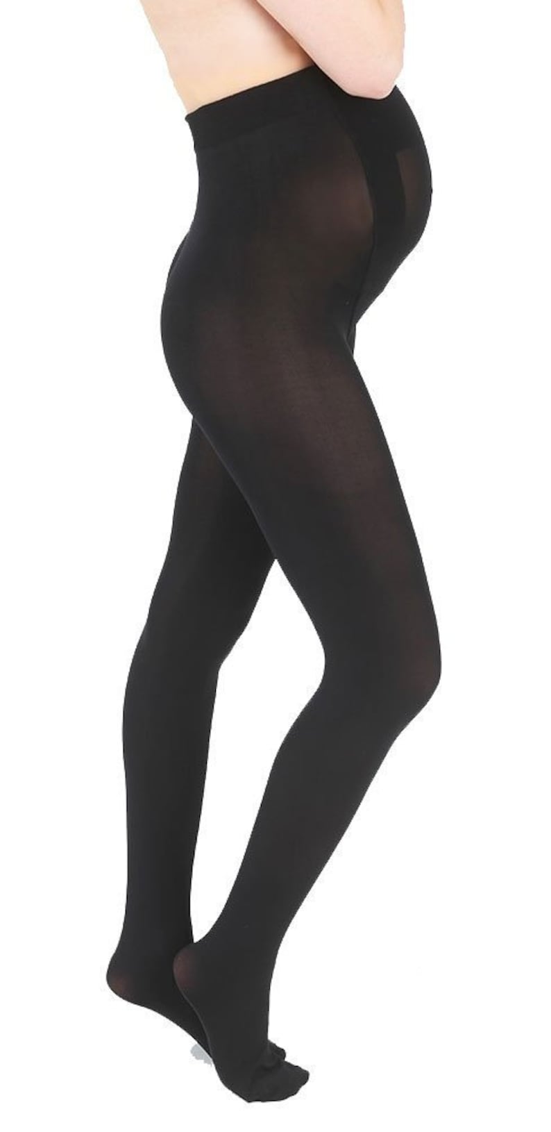 Maternity Opaque Tights Black 90 Deniers Mommy Gift - Etsy