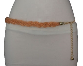 Gold chain belt | Etsy