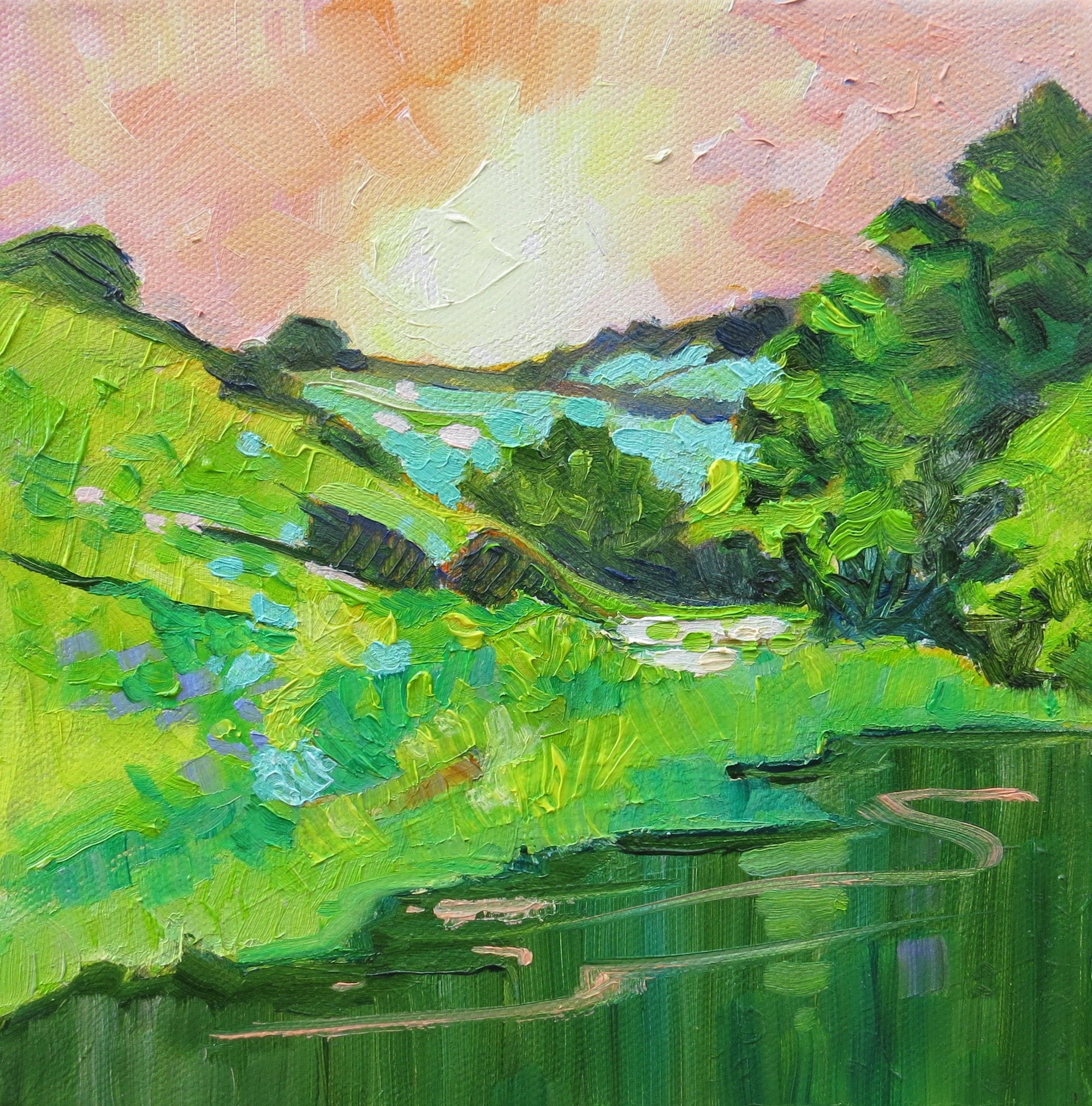 Analogous Landscape Painting