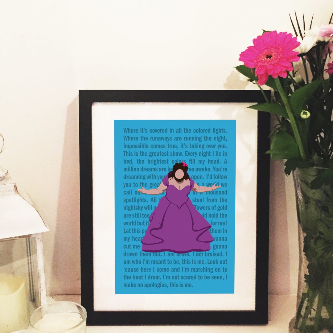 The Greatest Showman Lyrics Poster W/ Lettie Lutz - Instant Download ...