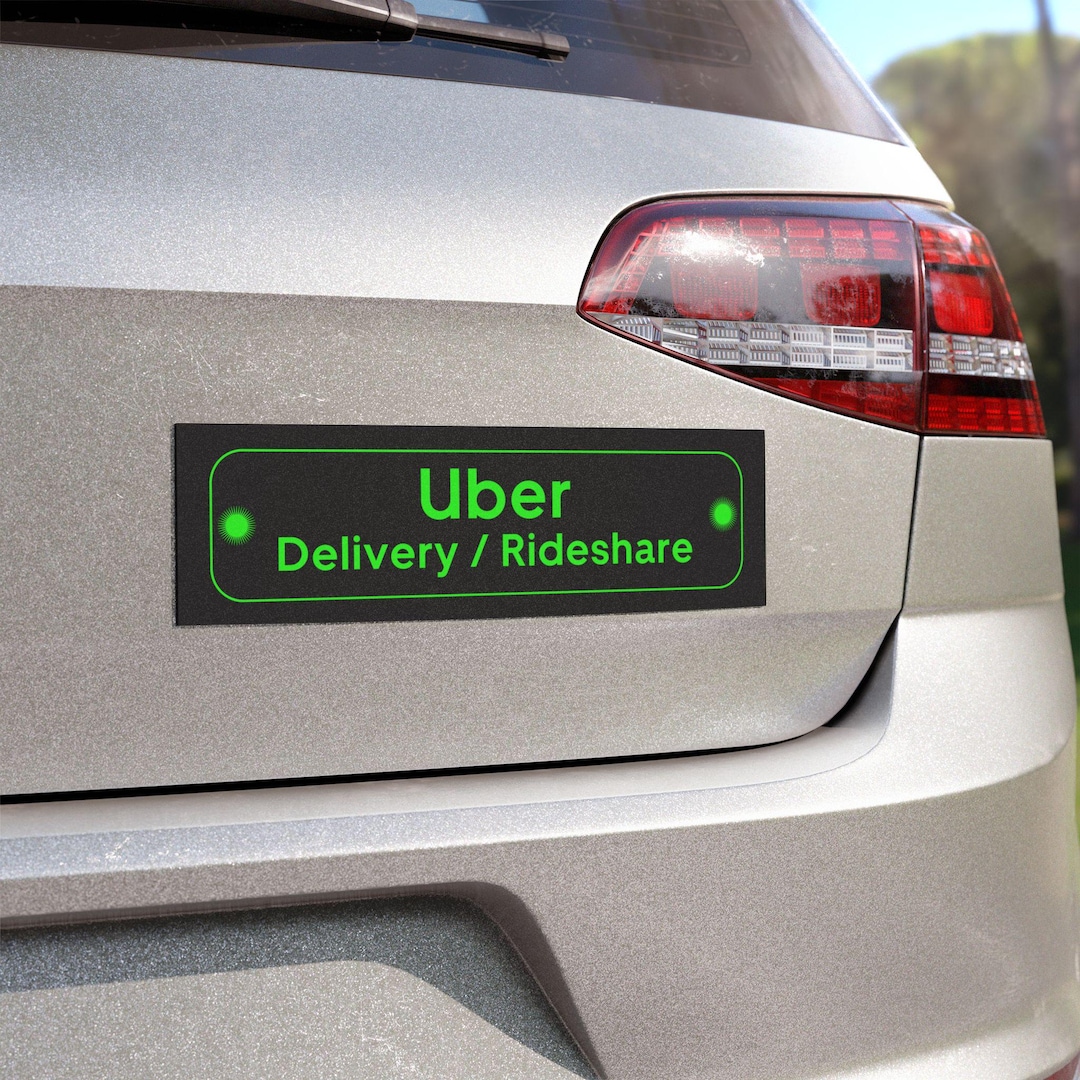 Uber Driver Delivery Car Magnets, Magnetic Signs for Door, Vehicle ...
