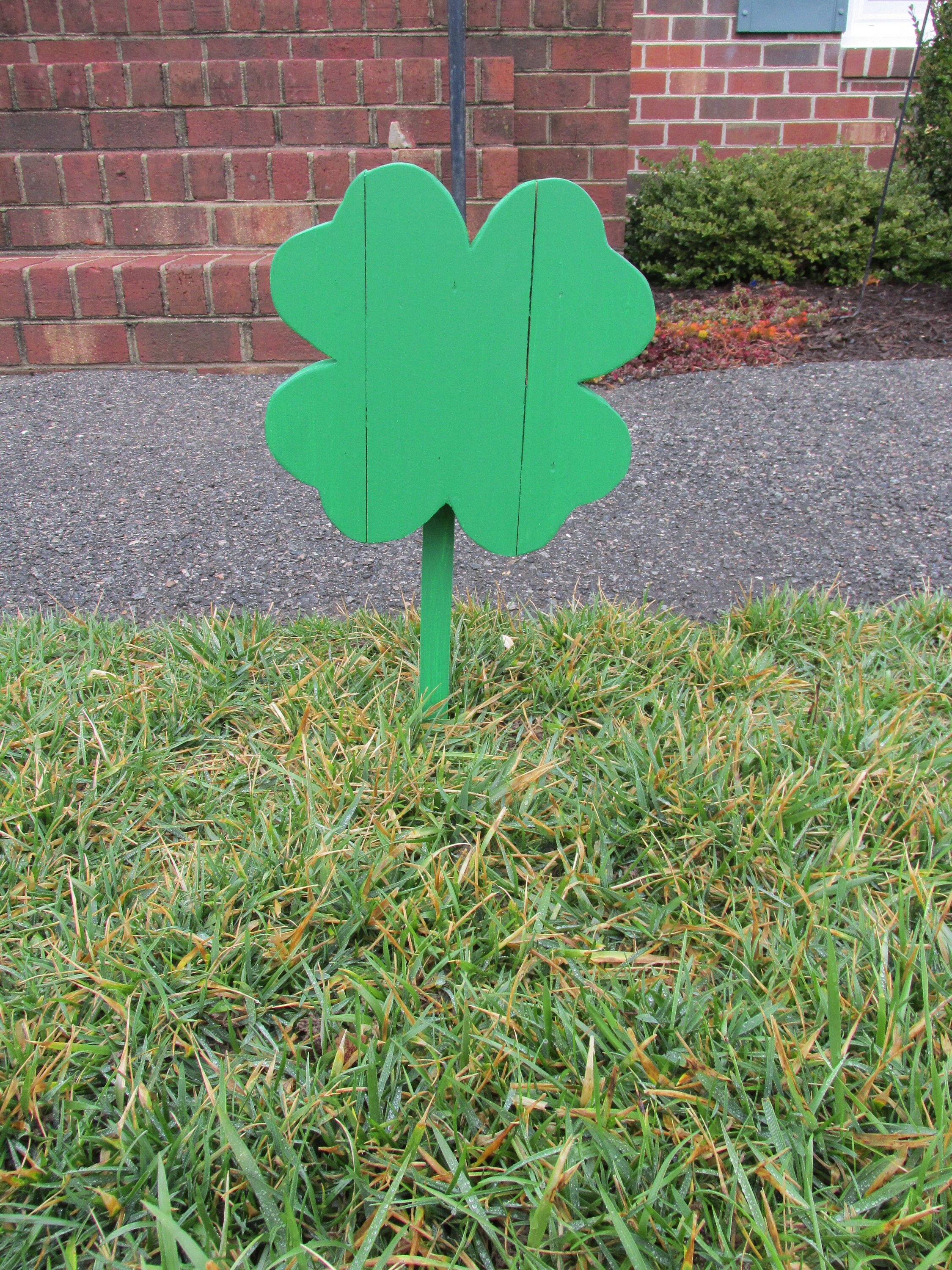 Handmade St Patricks Day Four Leaf Clover Shamrock Wooden - Etsy