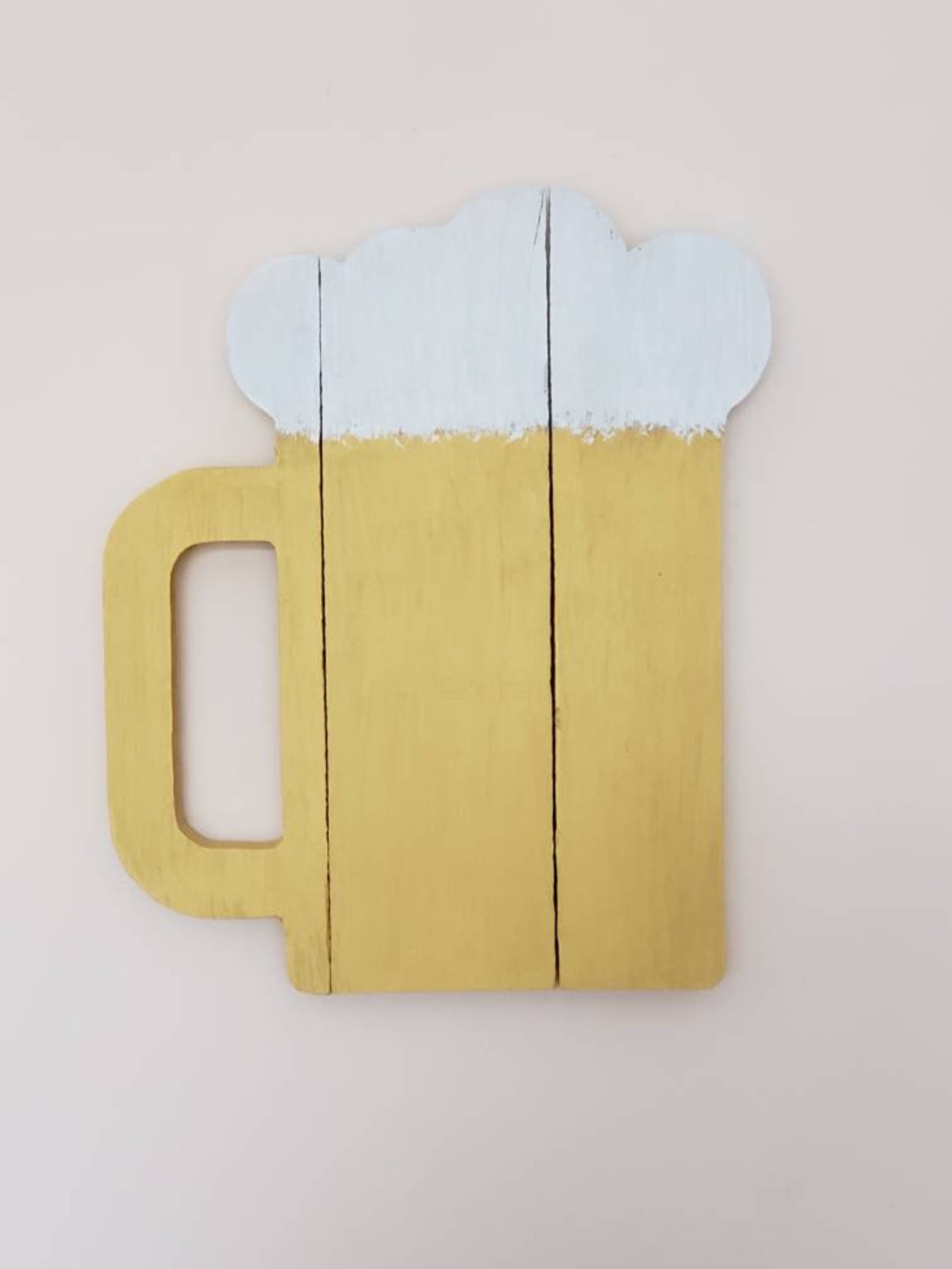 Handmade Wooden Beer Mug Wall Decor ~ Hanging Bar Sign Stein Decoration ...
