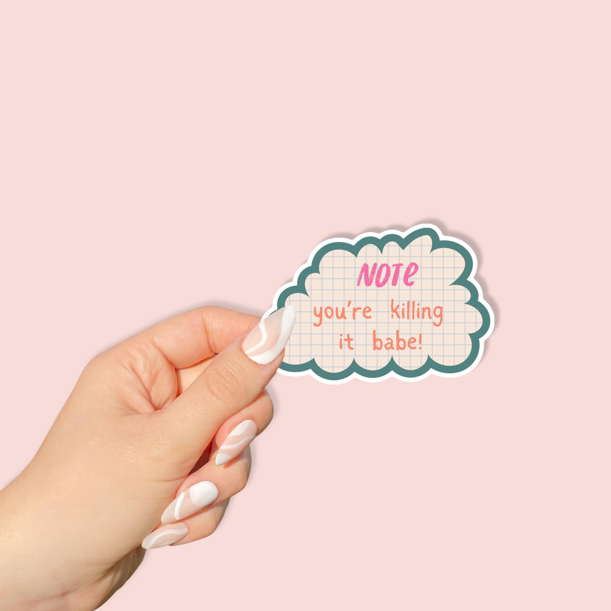 You're Killing It Babe PNG / Quirky PNG / Sticker PNG / Cute Girly Png ...