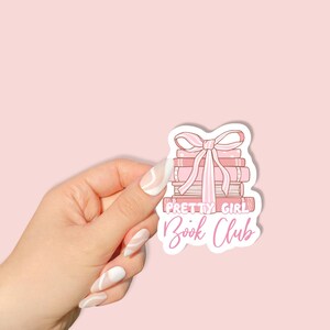 Pretty Girl Book Club PNG / Quirky PNG / Sticker PNG / Cute Girly Png ...