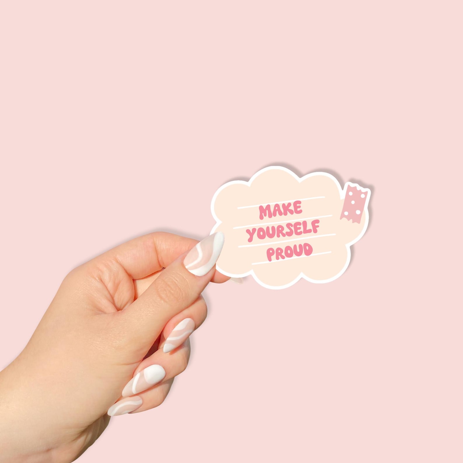 Make Yourself Proud PNG / Quirky PNG / Sticker PNG / Cute Girly Png ...