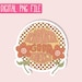 Radiate Good Energy PNG / Retro PNG / Sticker PNG / Cute Girly Png ...