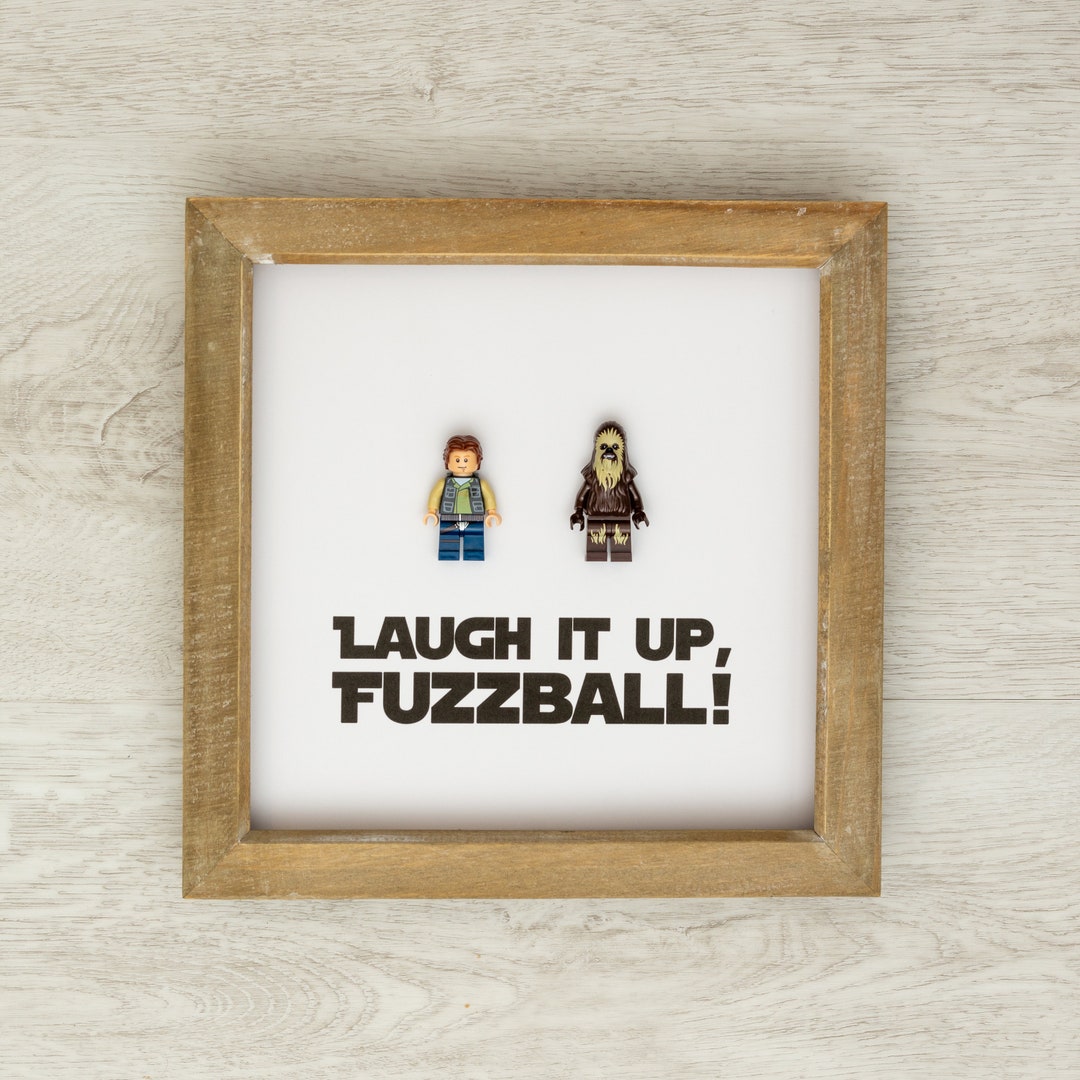 Star Wars Han and Chewbacca Minifigure Frame Star Wars-inspired Gift ...